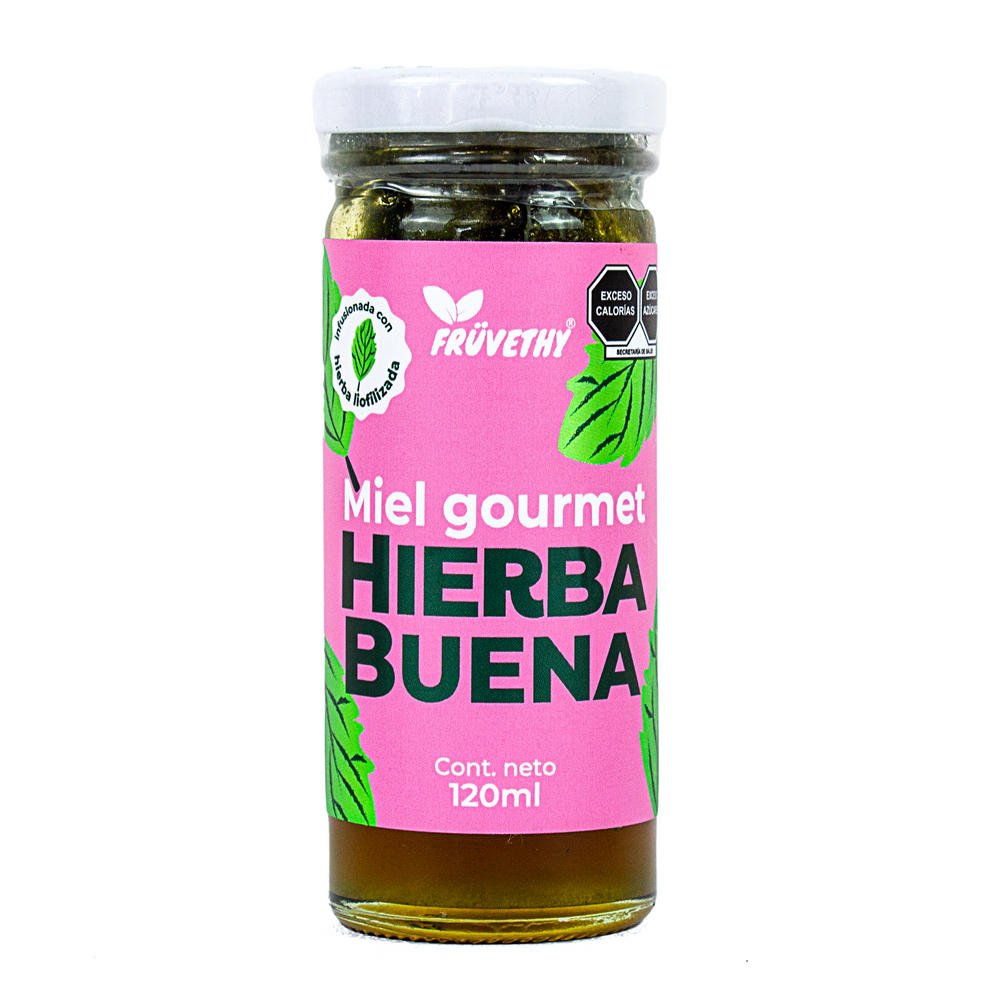 Miel infusionada Hierbabuena Liofilizada – Tienda Fruvethy